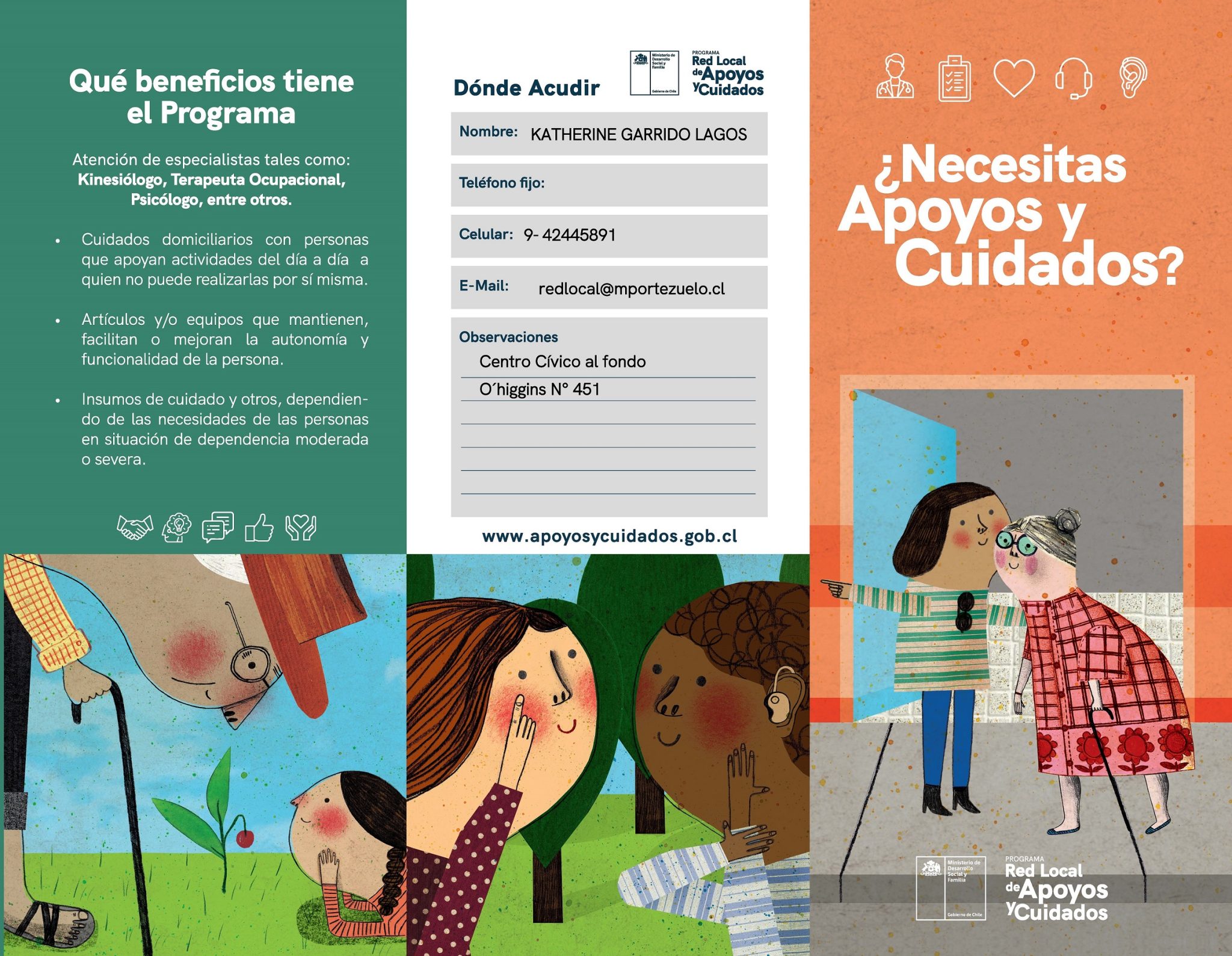 Programa Red Local de Apoyos y Cuidados - Municipalidad de Portezuelo